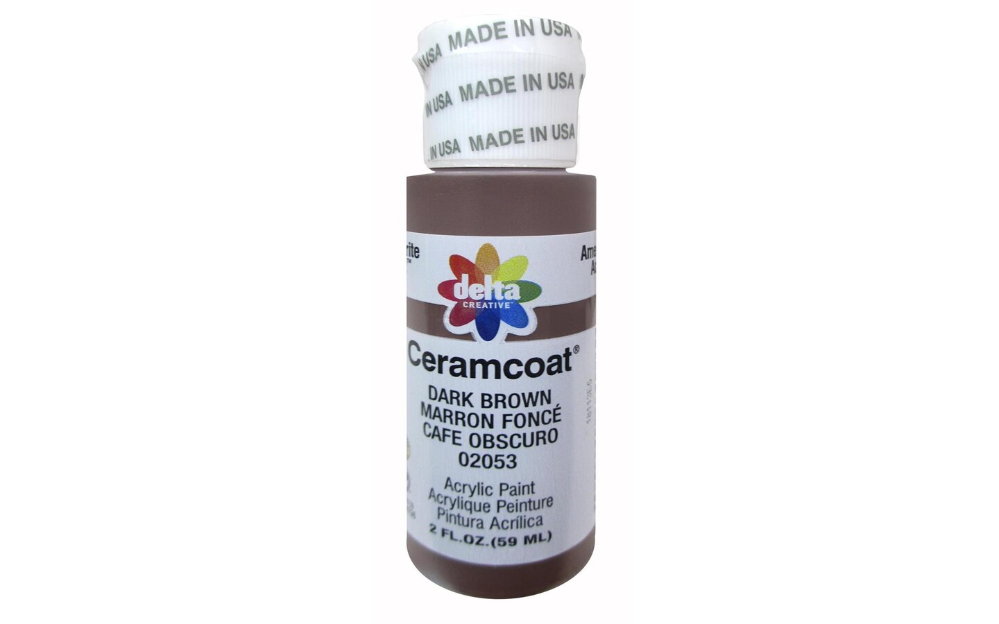 Delta Ceramcoat Acrylic 2oz Dark Brown | Michaels