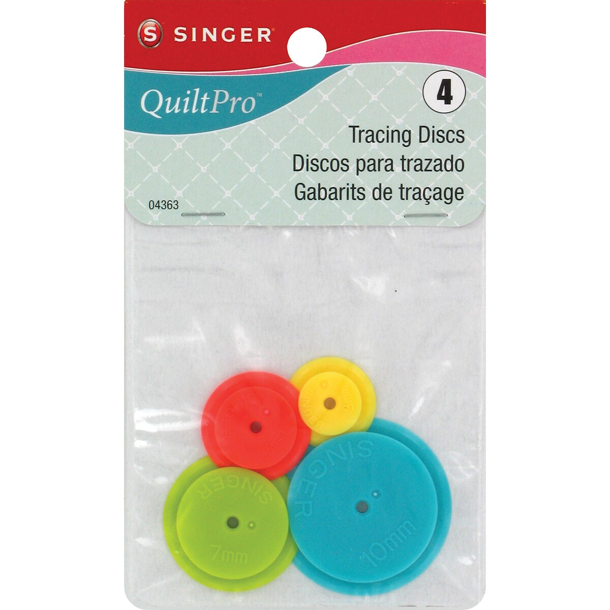 SINGER QuiltPro Tracing Discs-4/Pkg, Count: 1 | Michaels