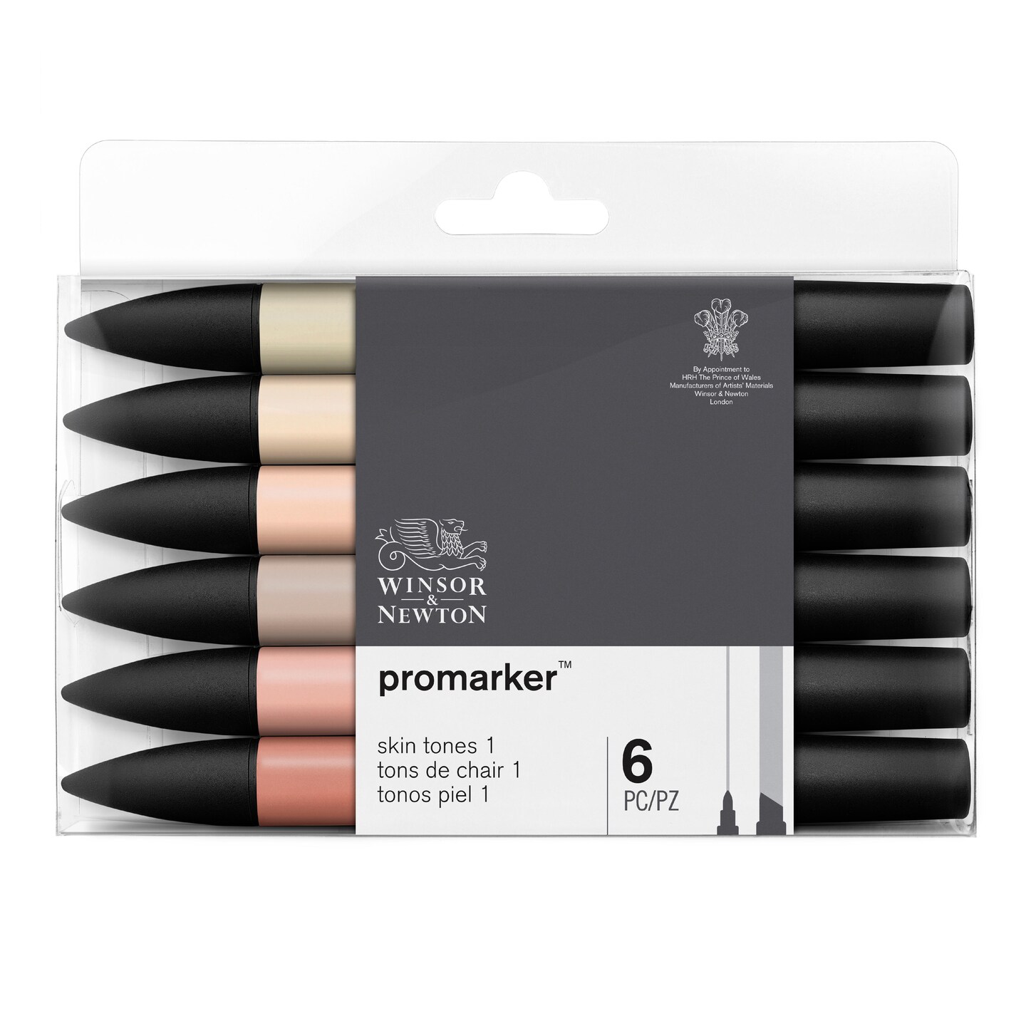 Winsor Newton ProMarker Set 6 Markers Skin Tones 1 Michaels
