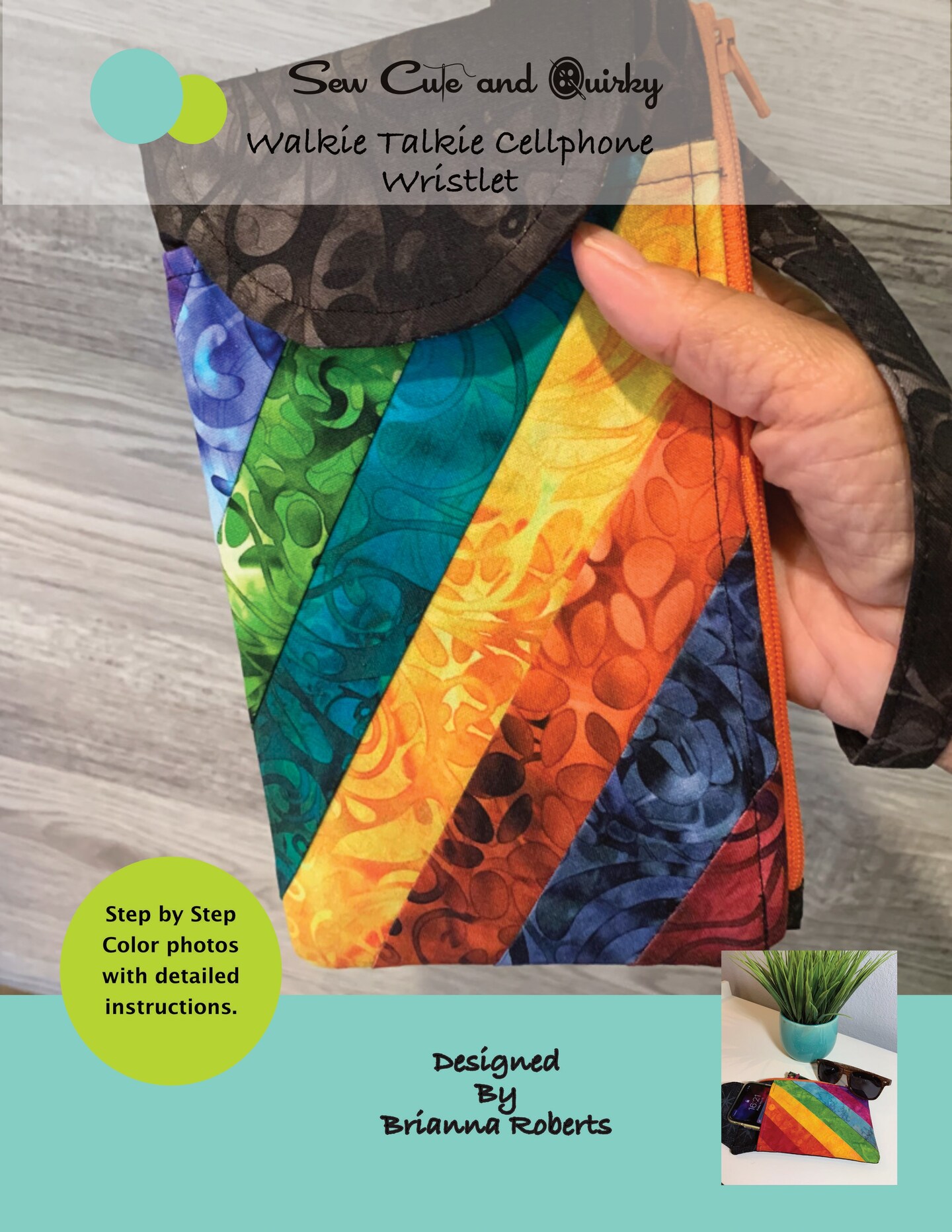 Sew Cute And Quirky Sewing Pattern-Walkie Talkie Cellphone Wristlet | Michaels