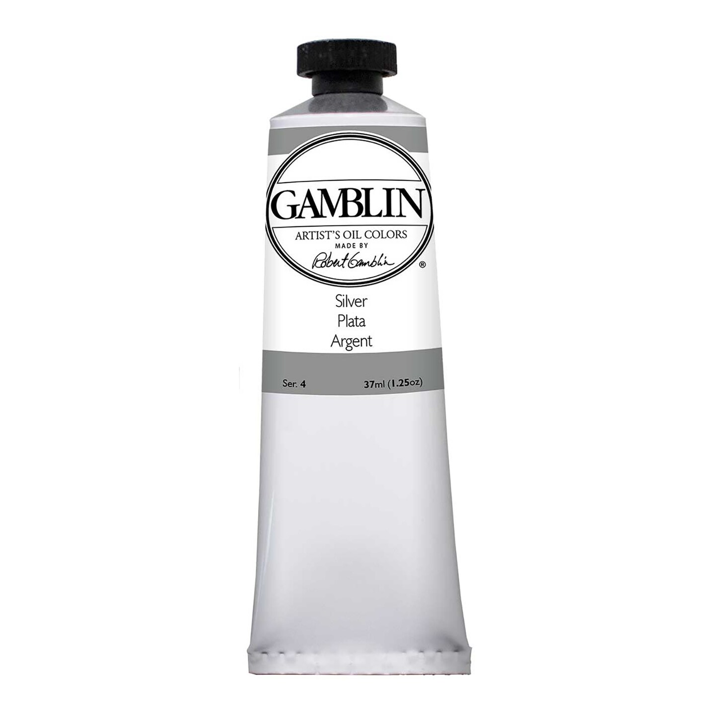 Gamblin Artist Grade Oil Color, 37ml, Silver | Michaels
