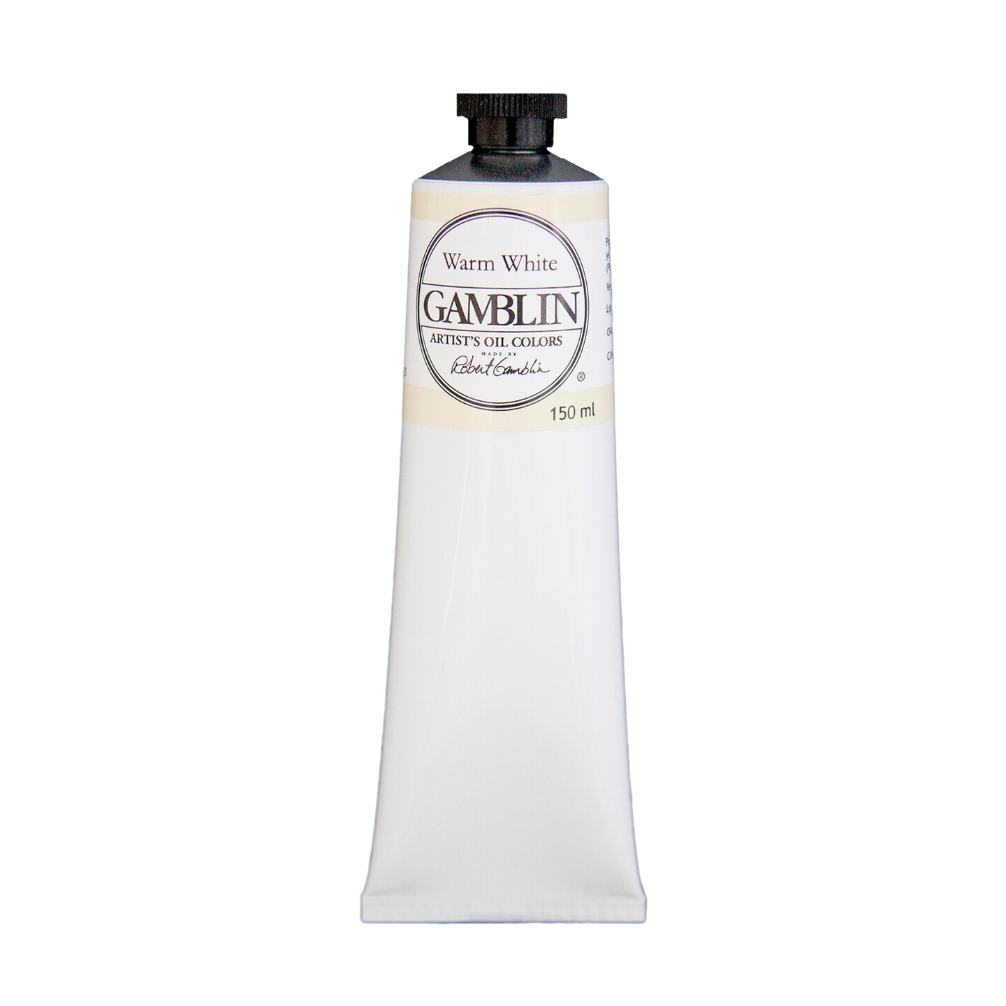Gamblin Artist Grade Oil Color, 150ml, Warm White | Michaels