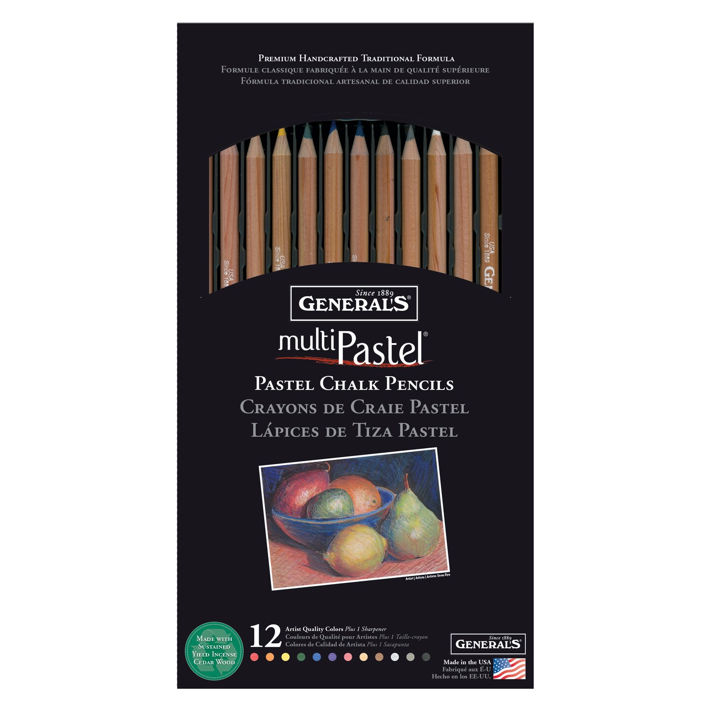General Pencil Chalk Pencil Set, 12-Colors | Michaels