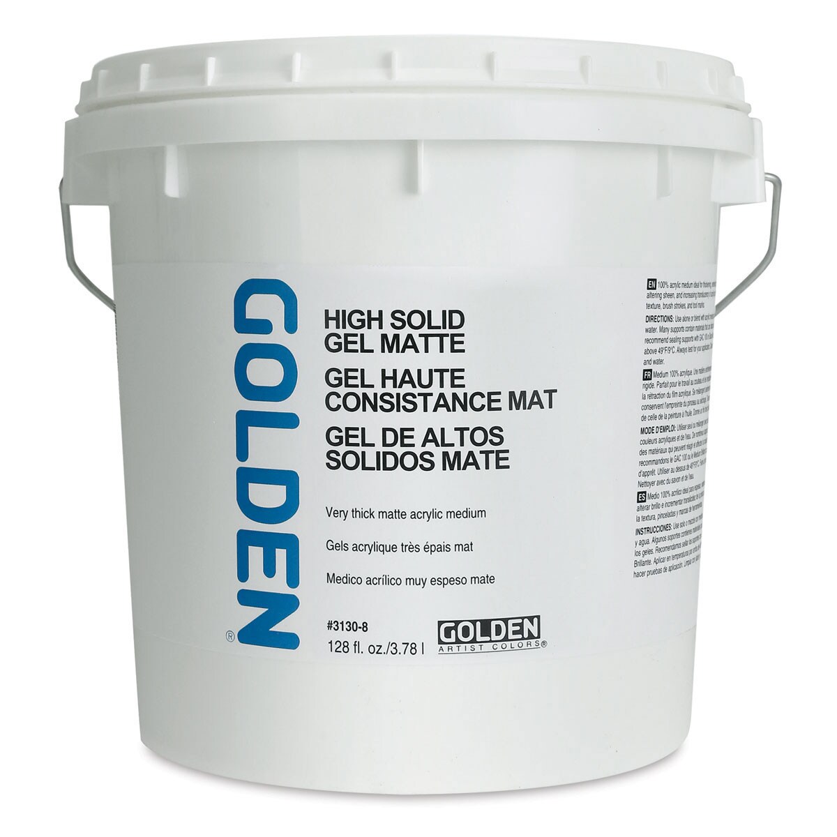 Golden High Solid Gel Medium - Matte, 128 oz tub | Michaels