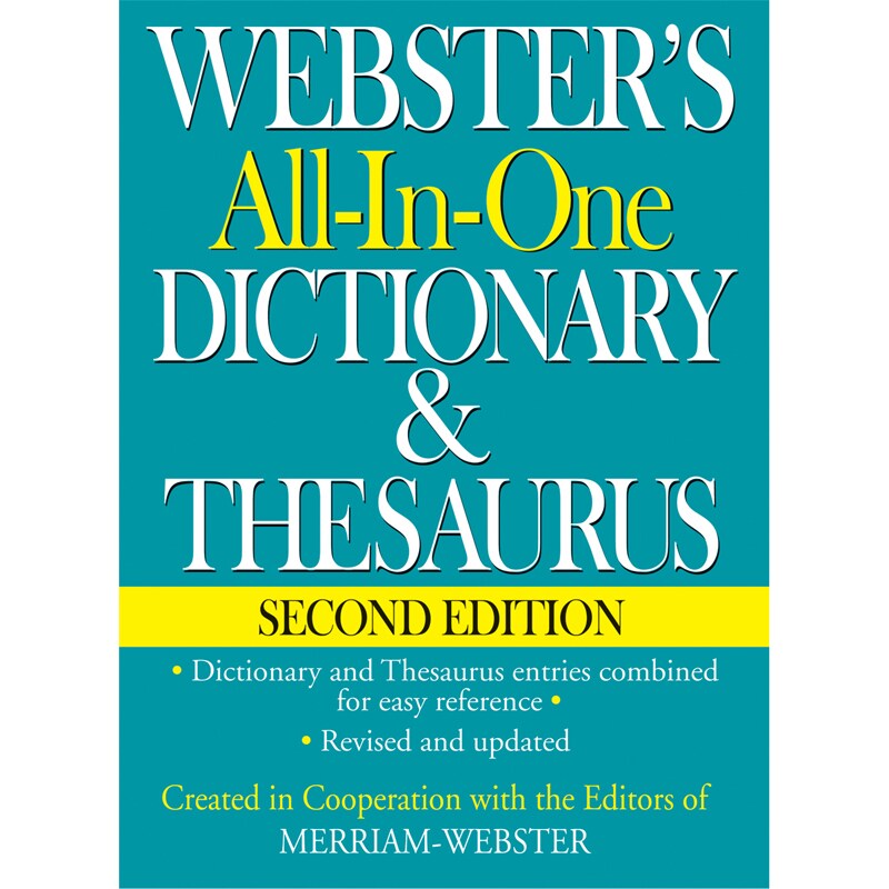 Webster's All-In-One Dictionary & Thesaurus, Second Edition | Michaels