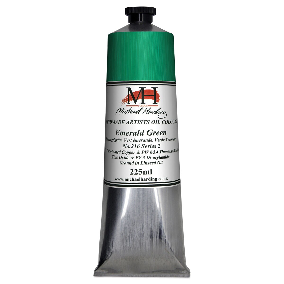 Michael Harding Artists Oil Color - Emerald Green, 225 ml tube | Michaels