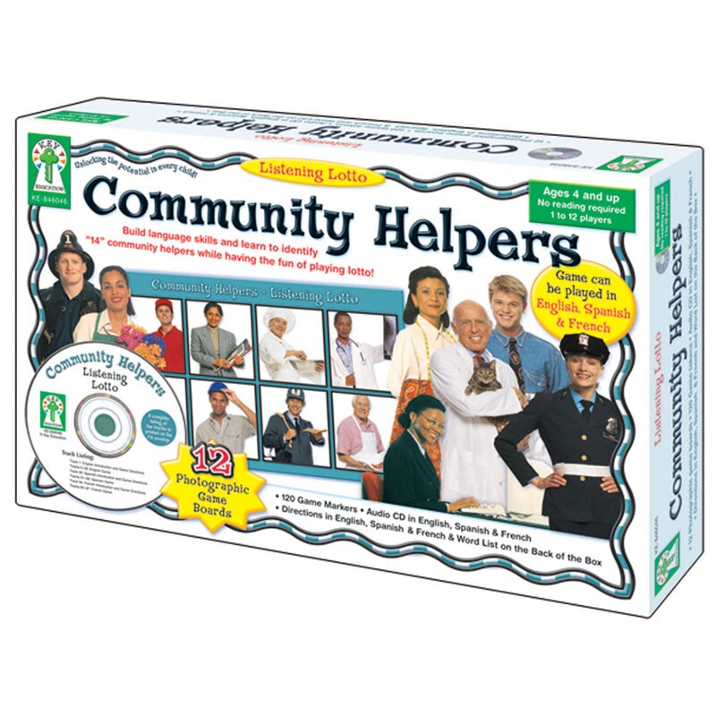 Listening Lotto: Community Helpers Board Game, Grade PK-2 | Michaels