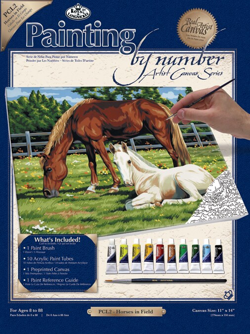 Royal Paint By Number Kit Artist Canvas Series 11"X14", Count: 1, Model ...
