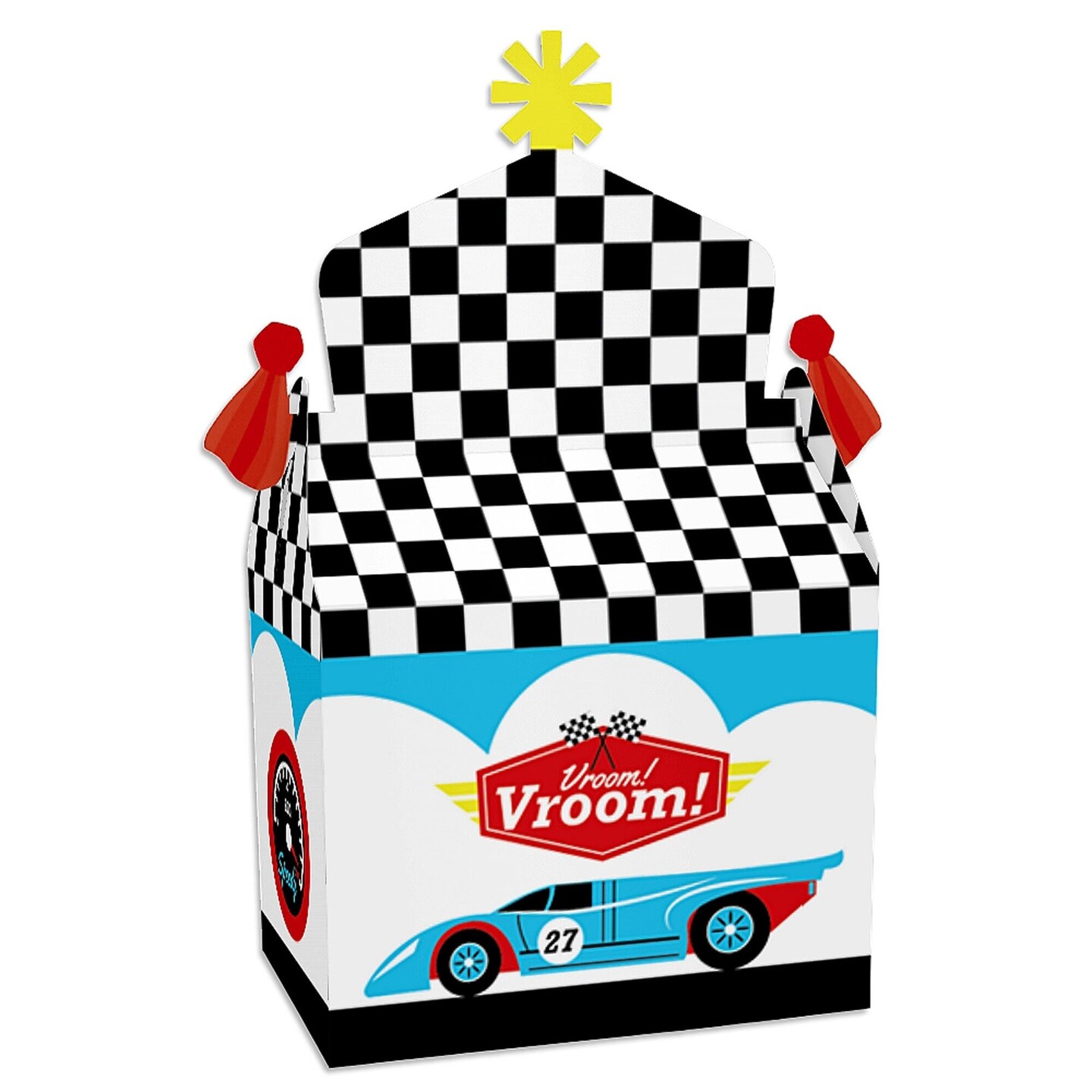 Big Dot of Happiness Let's Go Racing - Racecar - Treat Box Party Favors ...