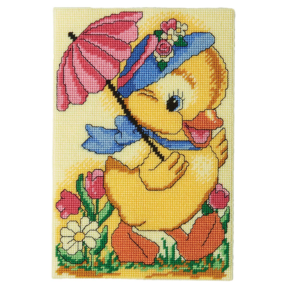 Herrschners Sunshine Duckling Wall Hanging Plastic Canvas Kit | Michaels