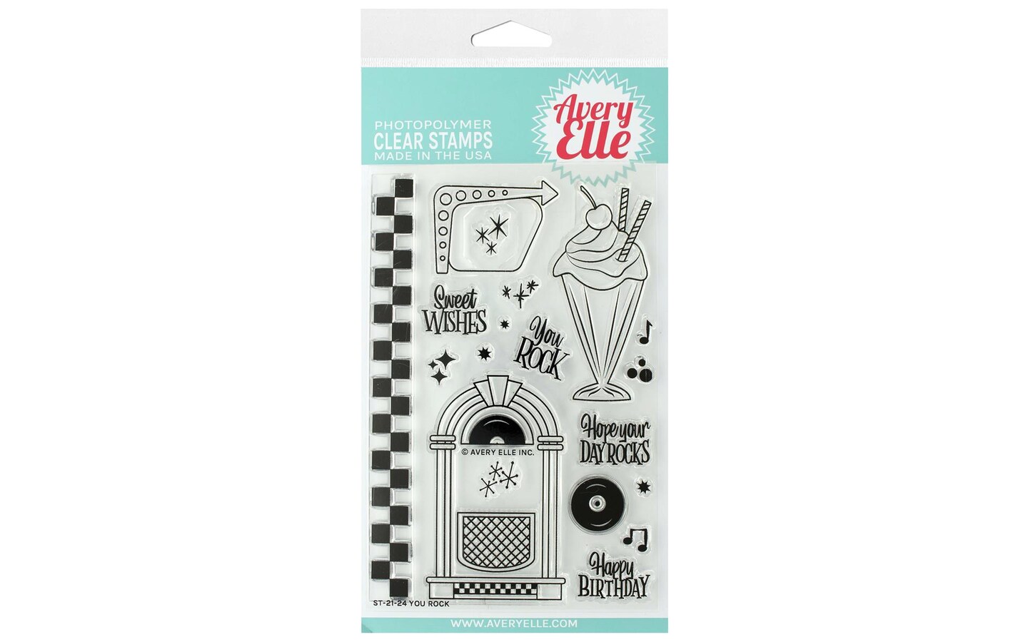 Avery Elle Clear Stamp You Rock | Michaels