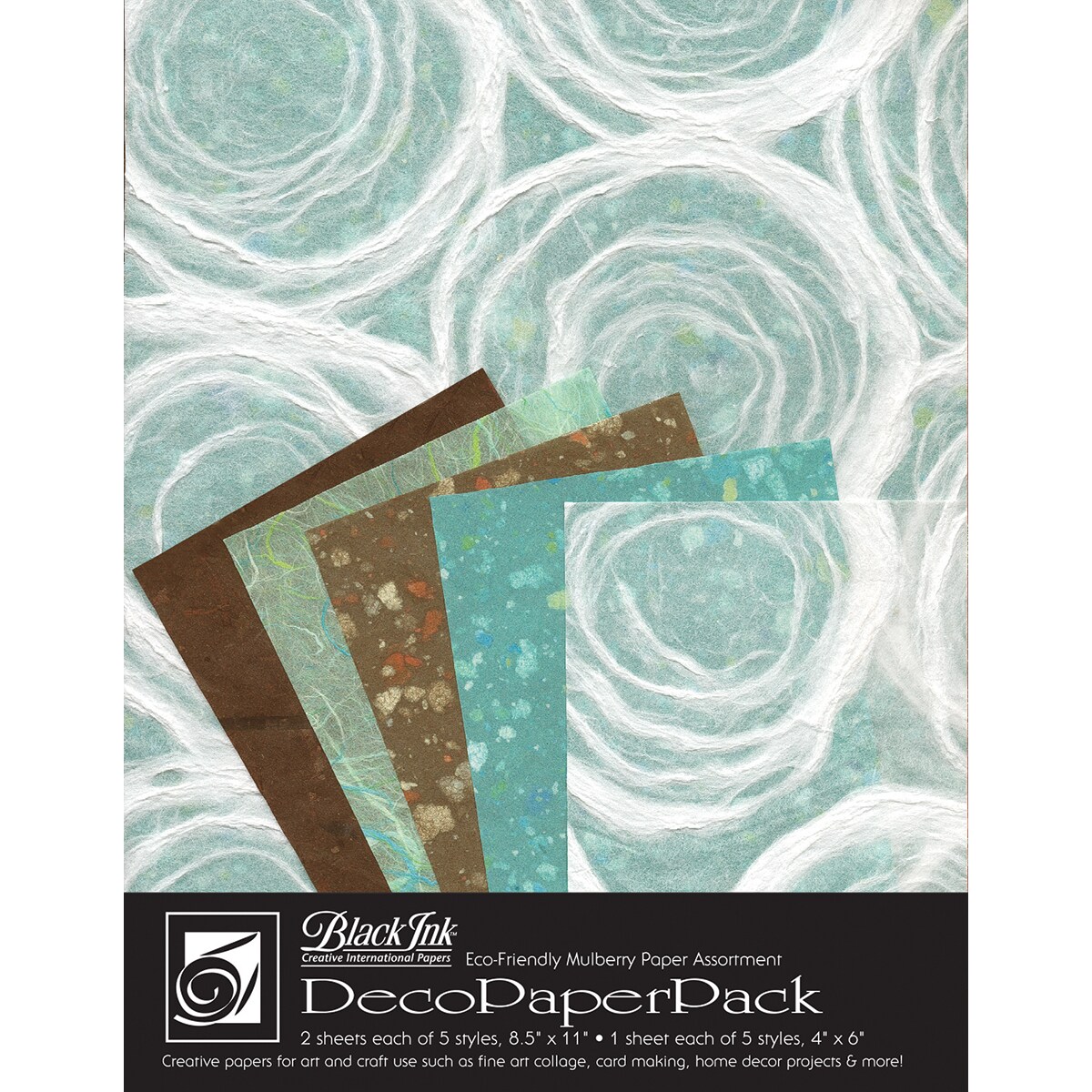 Black Ink Deco Paper Pack | Michaels