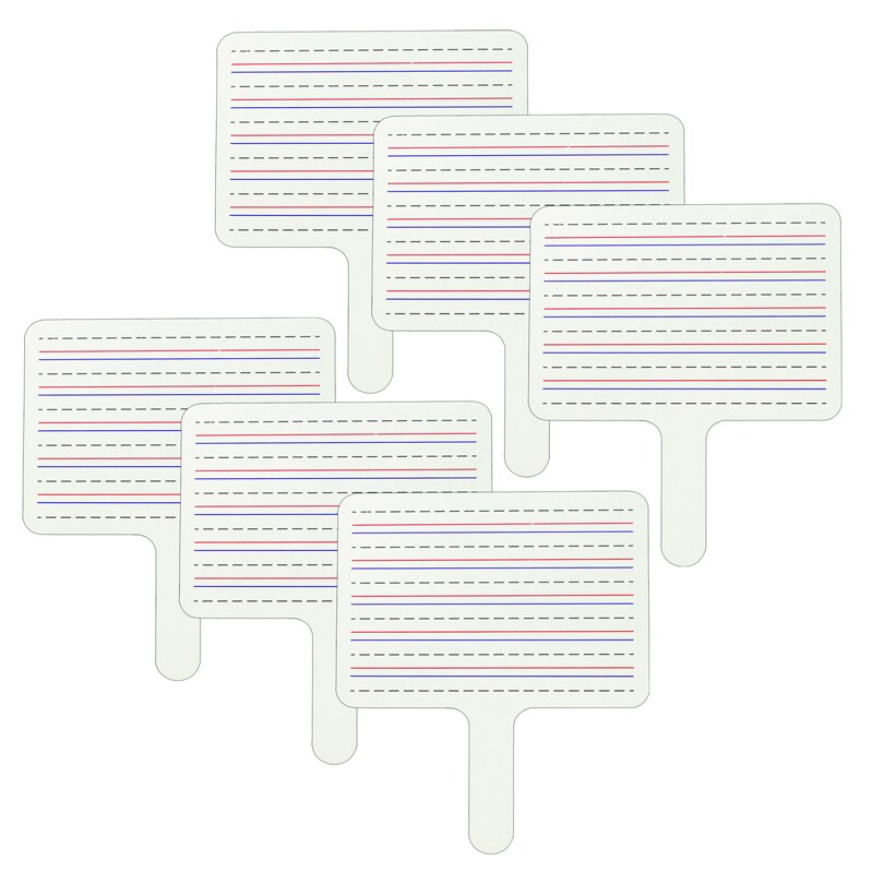 Two-Sided Dry Erase Answer Paddle, Pack of 6 | Michaels