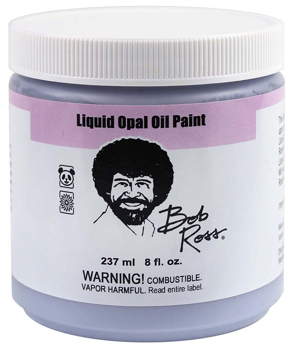 Bob Ross Oil Paint Base Coat 237ml (8oz)-Liquid Opal | Michaels
