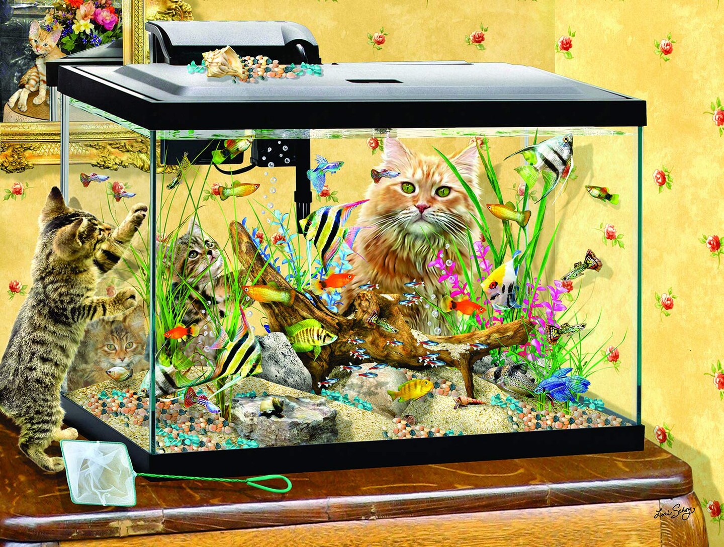 Sunsout Fish Tank 300 pc Jigsaw Puzzle 35049, Model: 35049 | Michaels
