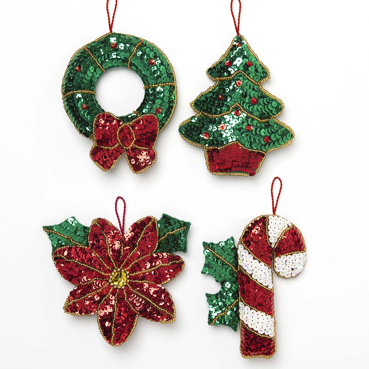 Bucilla Glitzy Poinsettia Felt & Sequin Kit | Michaels