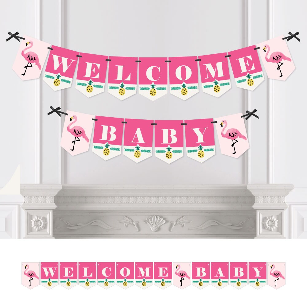 Big Dot of Happiness Pink Flamingo - Party Like a Pineapple - Tropical ...