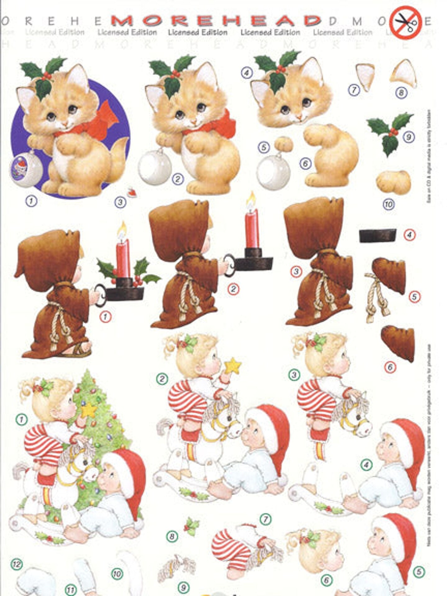 Reddy Creative Cards 3D Precut Kitty and Kids | Michaels