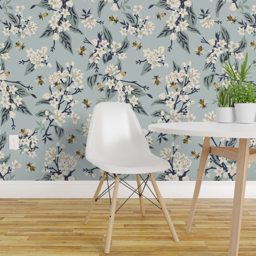Pre Pasted Wallpaper 2FT Wide Vintage Inspired Modern Farmhouse Painted Pre Pasted Wallpaper 2FT Wide Vintage Inspired Modern Farmhouse Painted