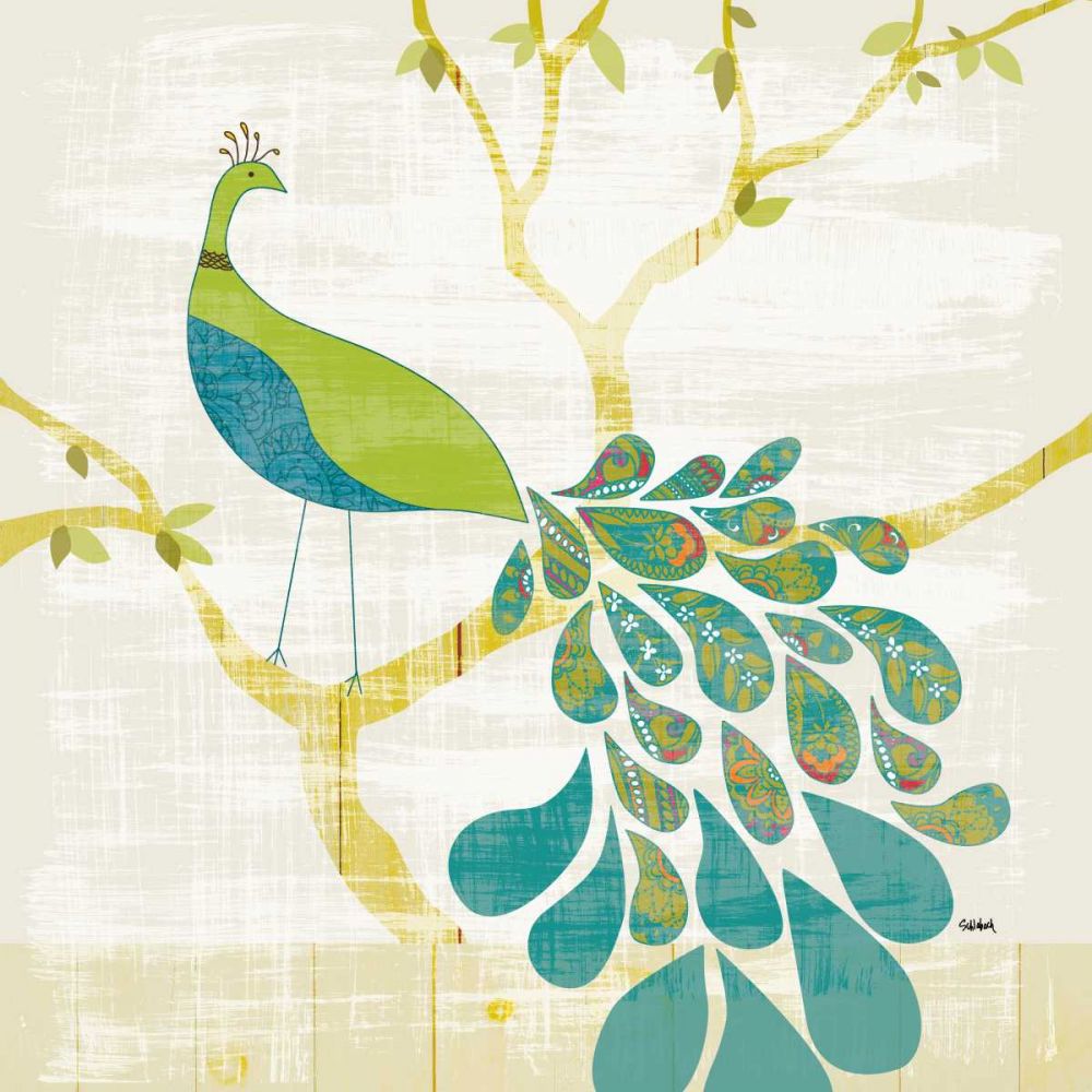 Mod Peacock II Leaves v2 by Sue Schlabach - Item # VARPDX44593 | Michaels