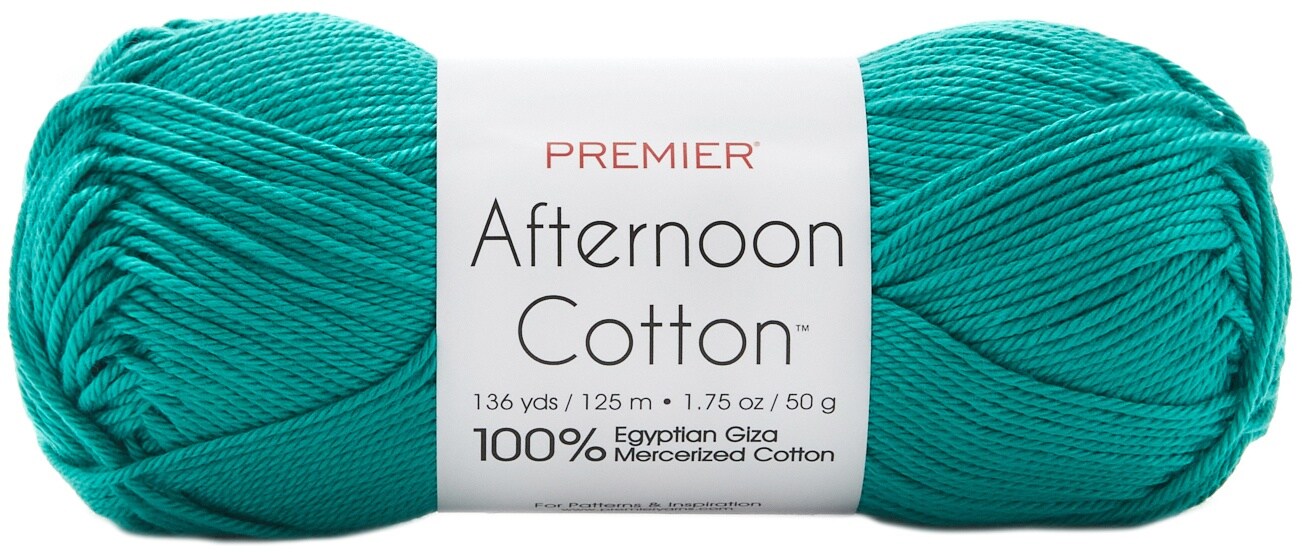 Premier Afternoon Cotton Yarn-Deep Jade | Michaels