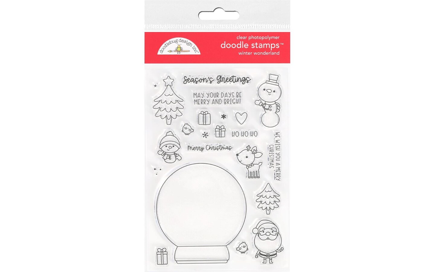Doodlebug Let It Snow Doodle Stamps WinterWnderlnd | Michaels