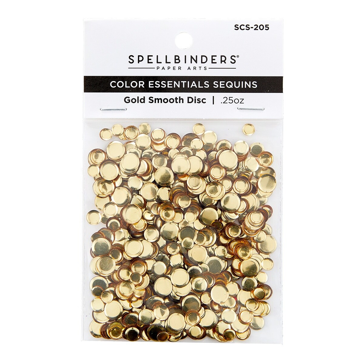Spellbinders Smooth Disc Sequins-Gold | Michaels