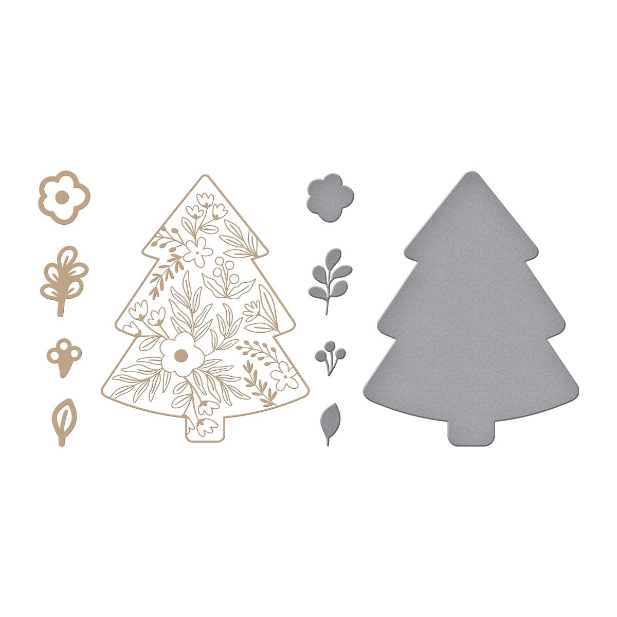 Spellbinders Glimmer Hot Foil Plate & Die-Blooming Tree | Michaels