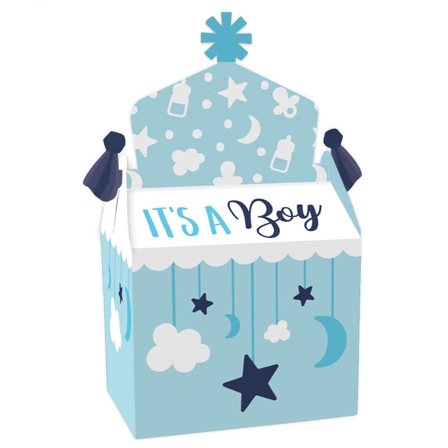 Big Dot of Happiness It's a Boy - Treat Box Party Favors - Blue Baby ...