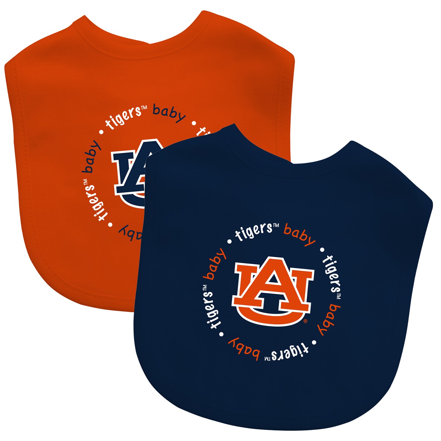 Baby Fanatic Officially Licensed Unisex Baby Bibs 2 Pack - NCAA Auburn ...