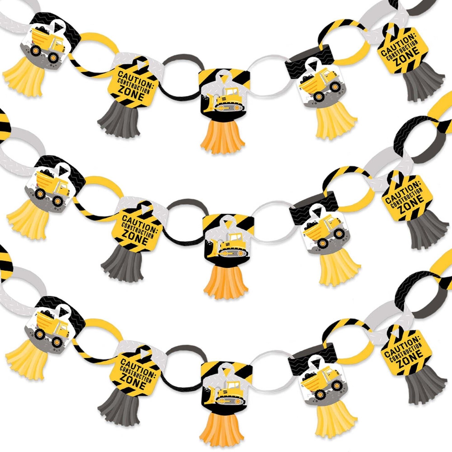 Big Dot of Happiness Dig It - Construction Party Zone - 90 Chain Links ...