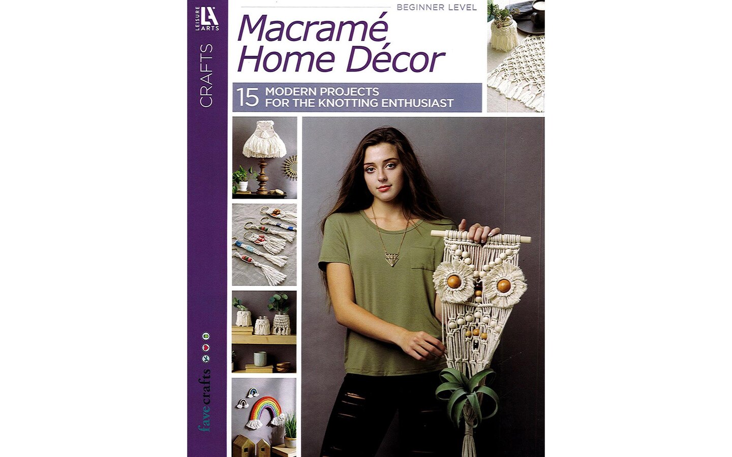 Leisure Arts Crafts Macrame Home Decor Crafting Book | Michaels