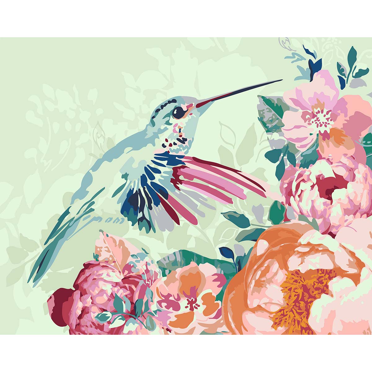 Kaiser Crafts Hummingbird Paint-by-Number Kit | Michaels