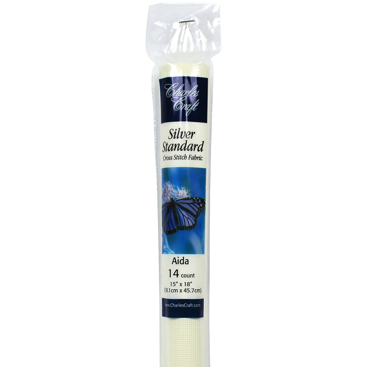 Charles Craft Silver Label Aida 14 Count 15"X18" Soft Tube-Antique ...