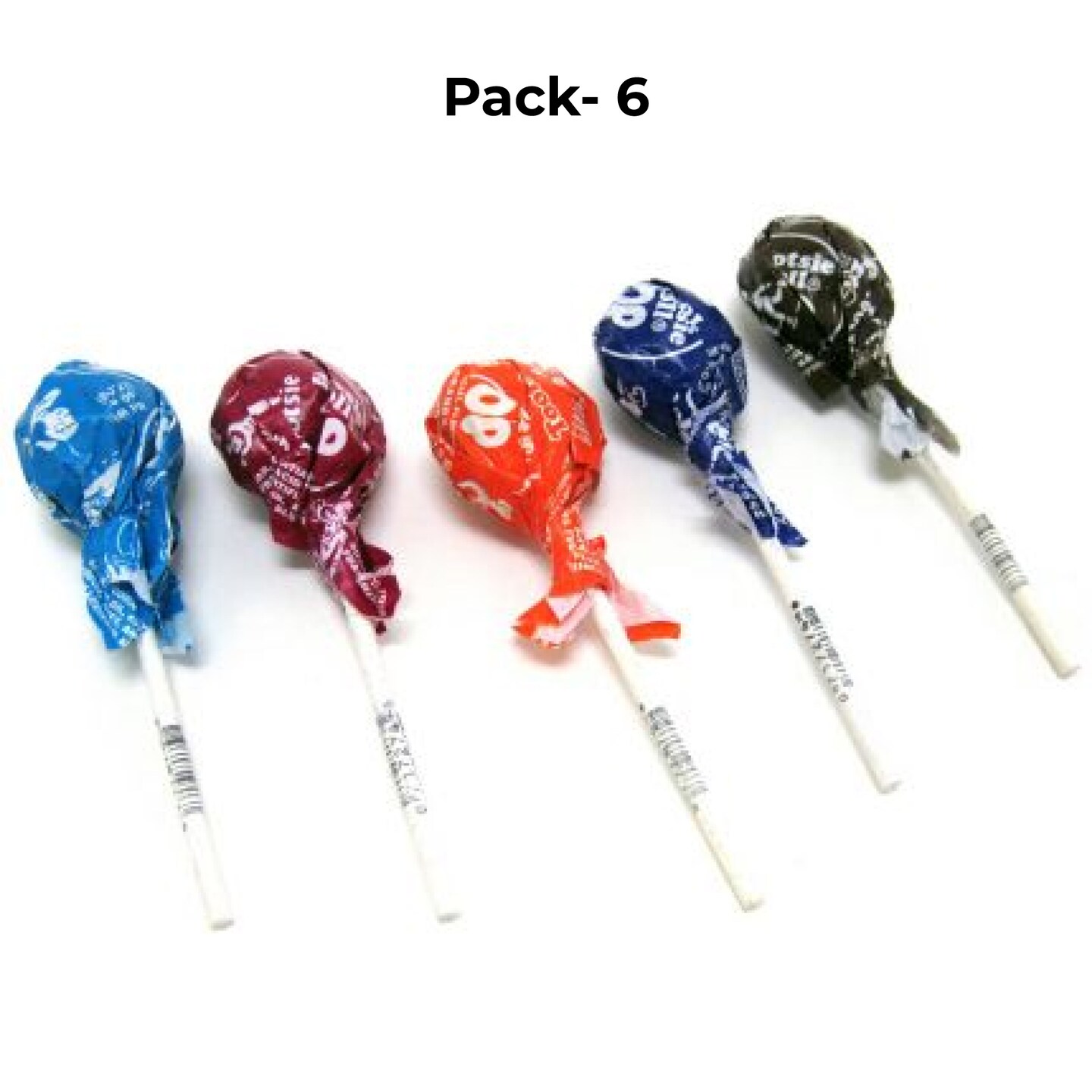 Tasty Roll Pops Candy 100 Count, Candy Roll Collection vibrant fruit ...