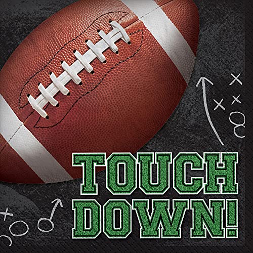 Tailgate Touch Down Football Square Paper Luncheon Napkins | Michaels