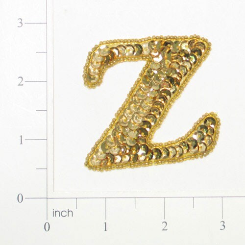 Letter Z Sequin Applique/Patch | Michaels