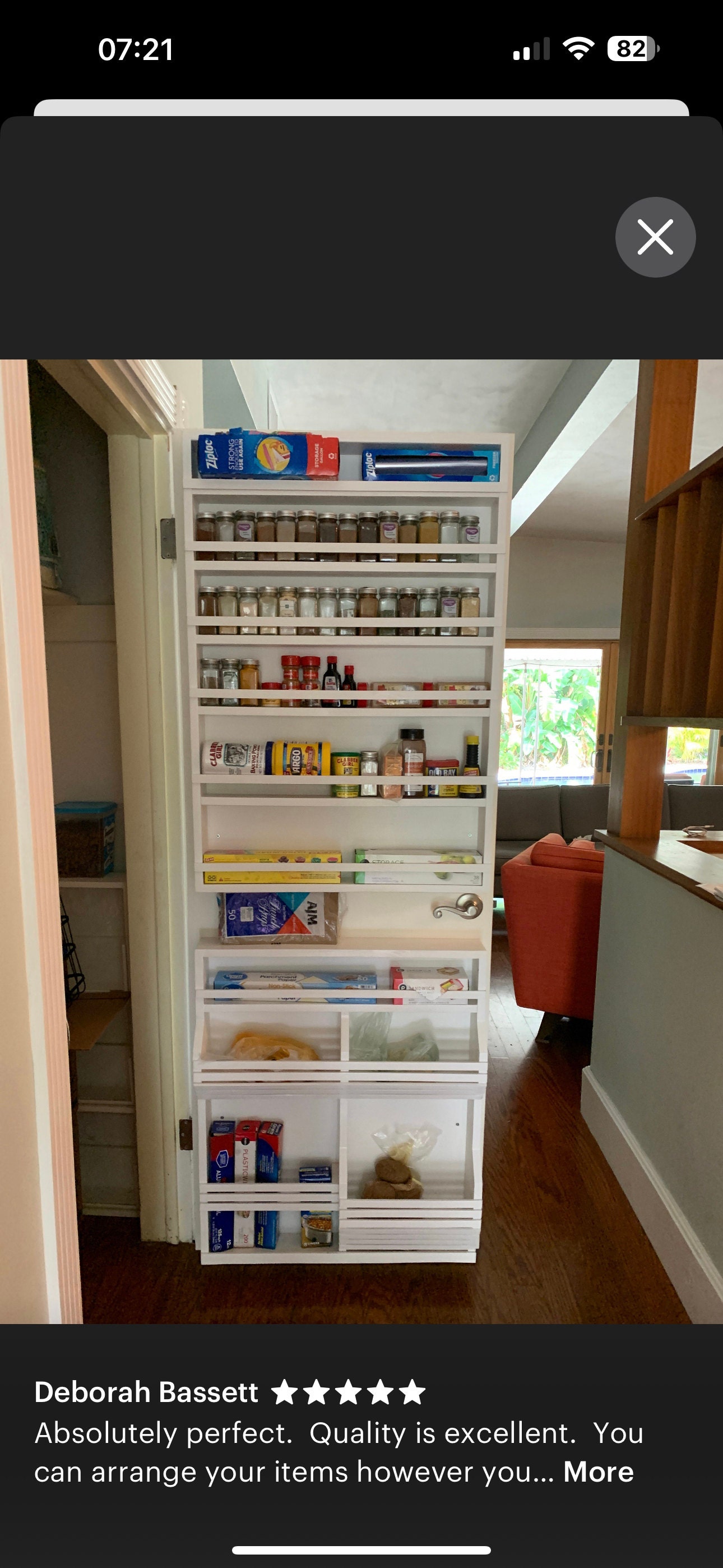 Full Door Mounted Spice Rack | MakerPlace by Michaels