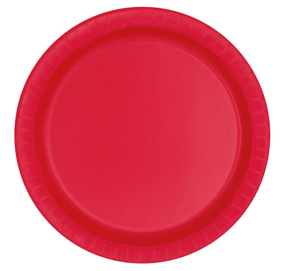 Ruby Red Solid Round 7" Dessert Plates, 8ct | Michaels