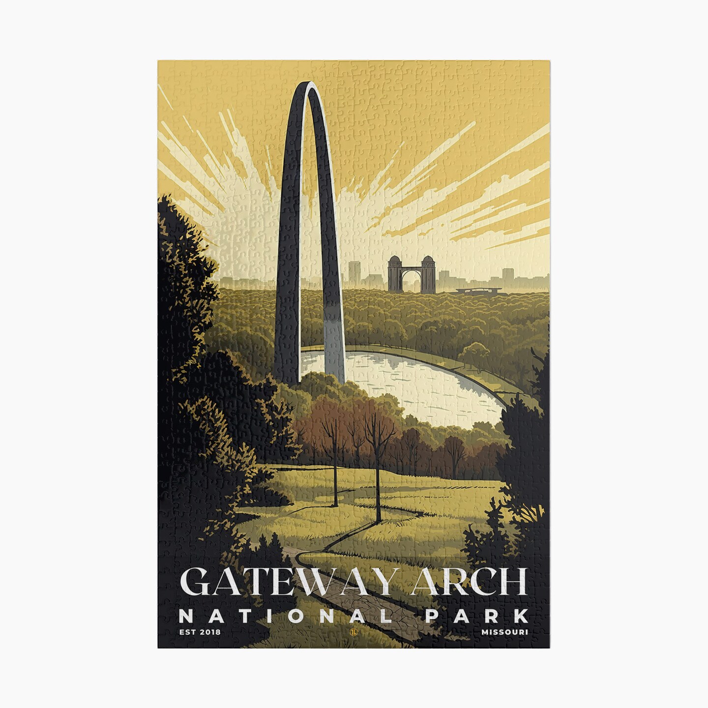 Gateway Arch National Park Jigsaw Puzzle, Family Game, Holiday Gift ...