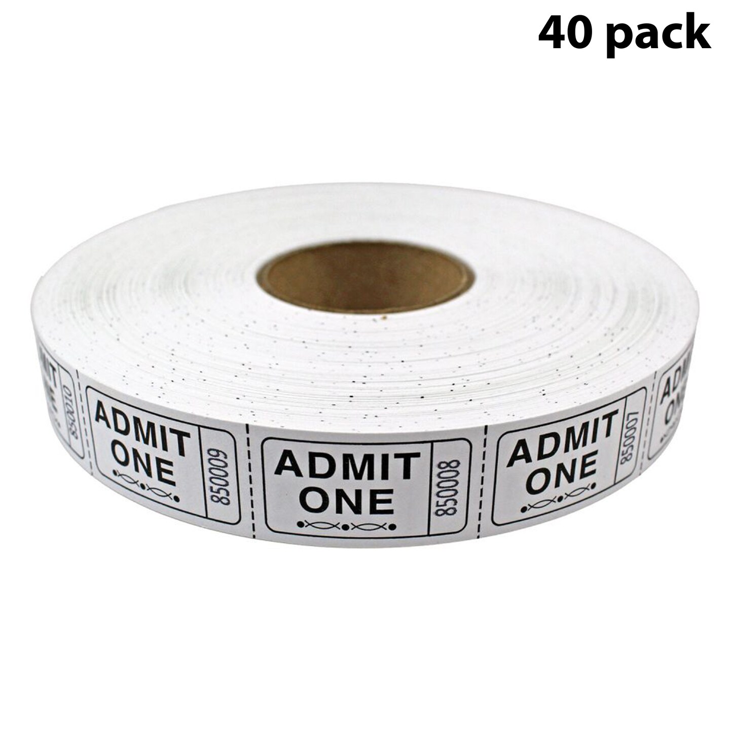 Tacticai 2000 Admit One Raffle Tickets – Single Roll, Consecutively ...