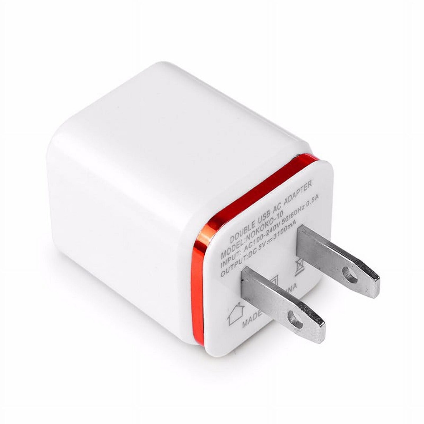Home Power Adapter | 2.1A & 1.0A (2 USB Port) Max Output Fast Charger ...