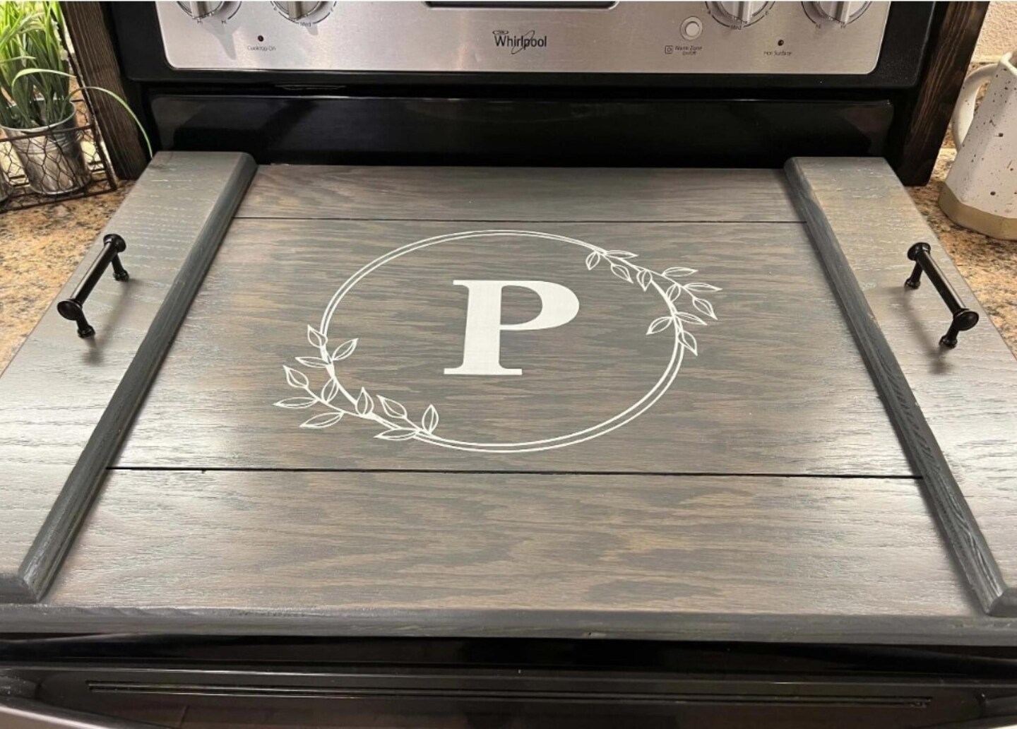 Stove Cover Noodle Board, Decorative Tray, Handmade Personalized Gift ...