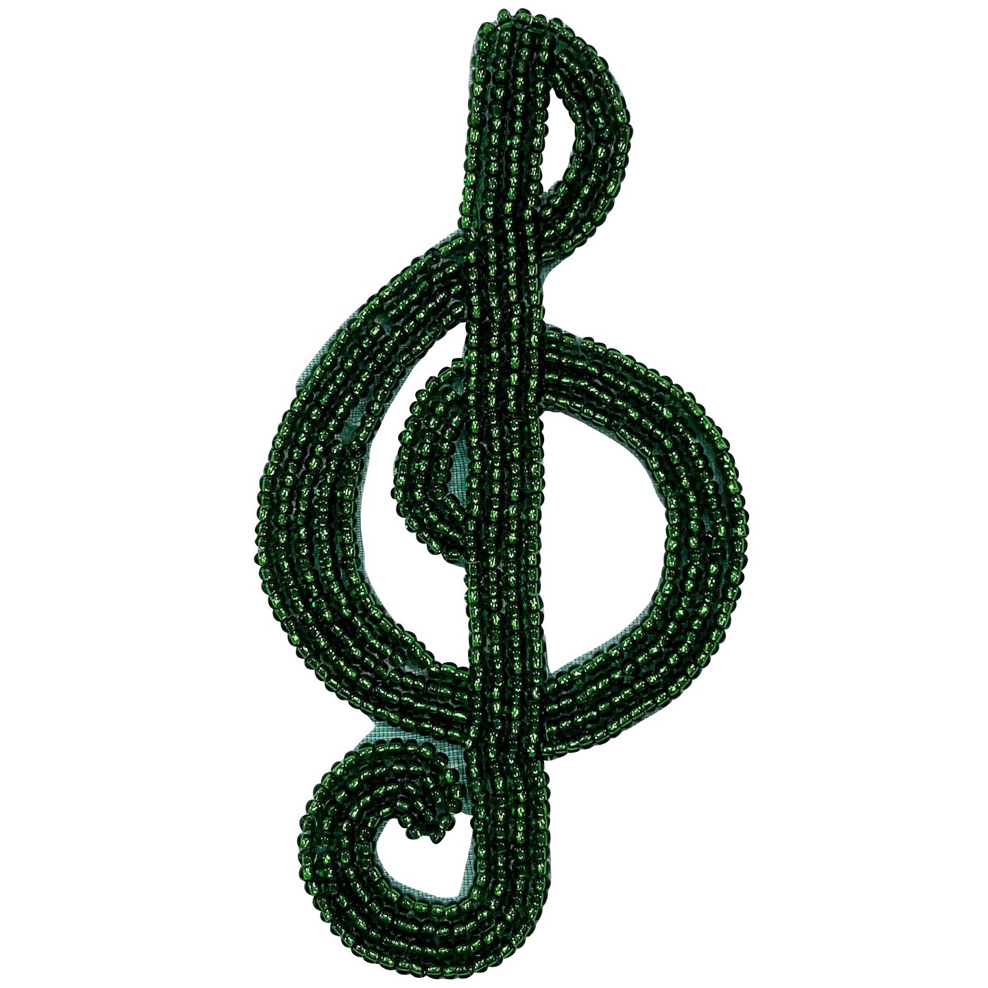 Beaded Treble Clef Applique/Patch | Michaels