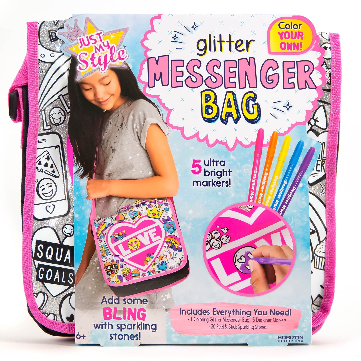 Just My Style® Messenger Bag, Model: 52108F | Michaels
