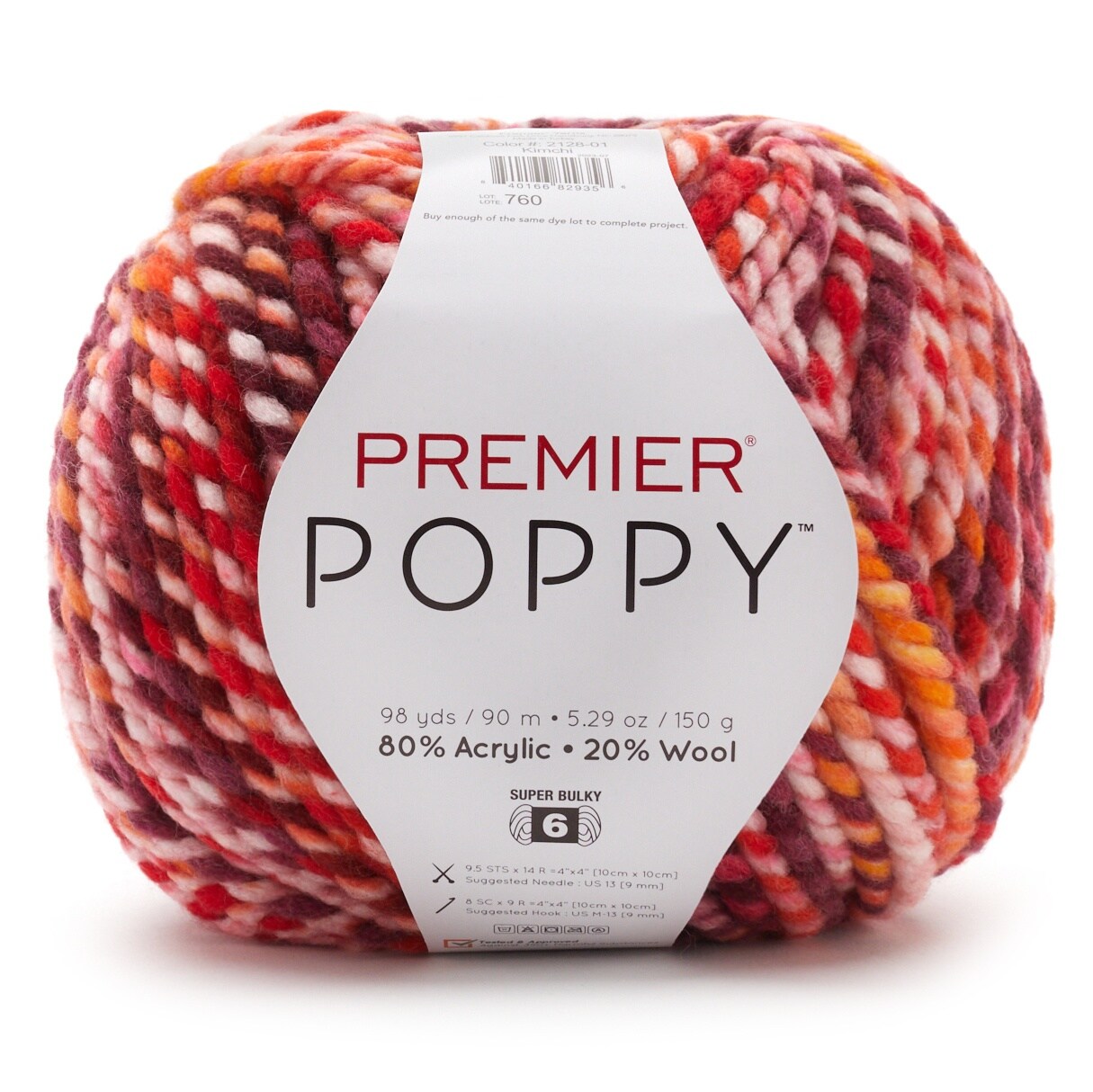 Premier Poppy Yarn-Kimchi | Michaels