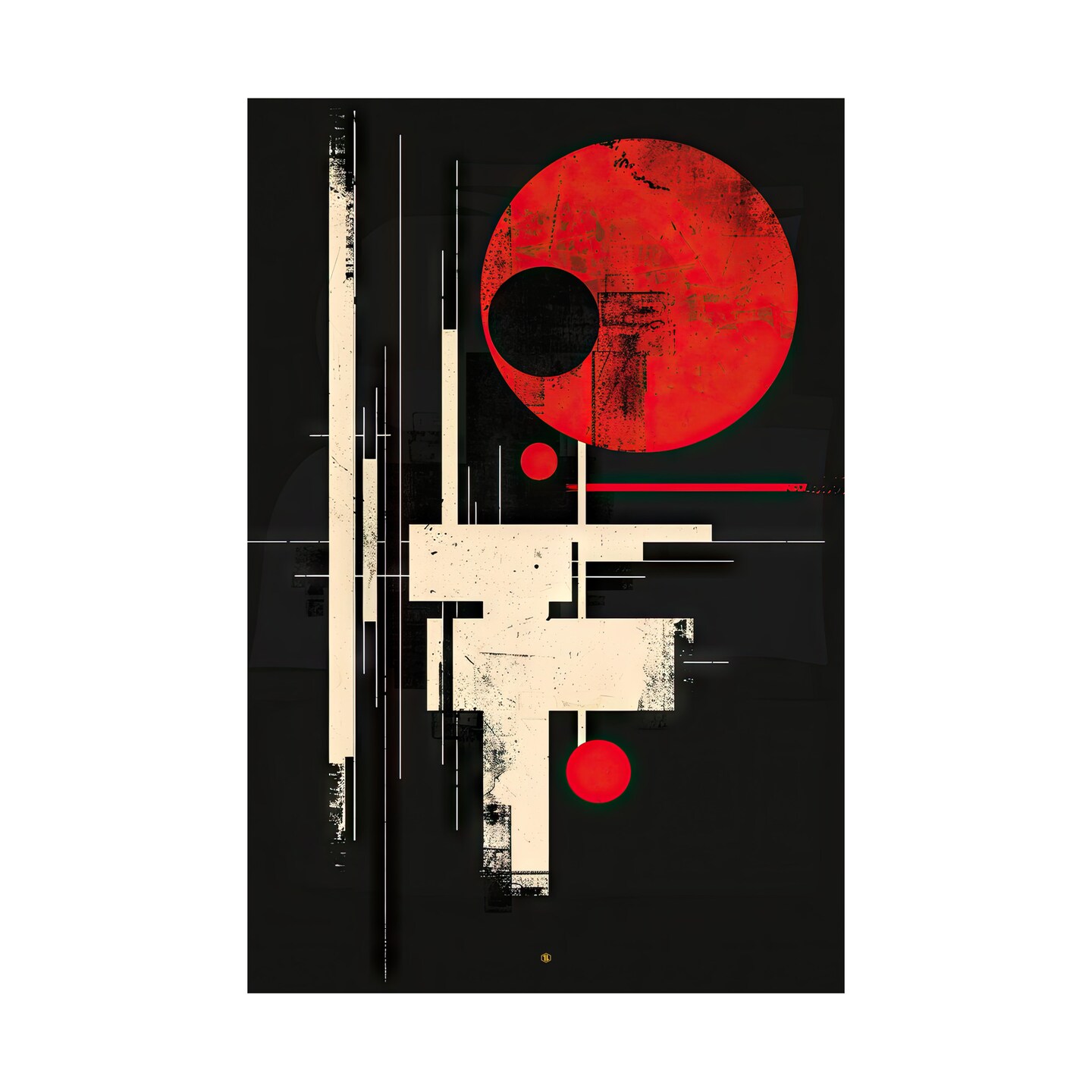 Modern Abstract Art, Office Poster, Home Decor | S10A28 | MakerPlace by ...