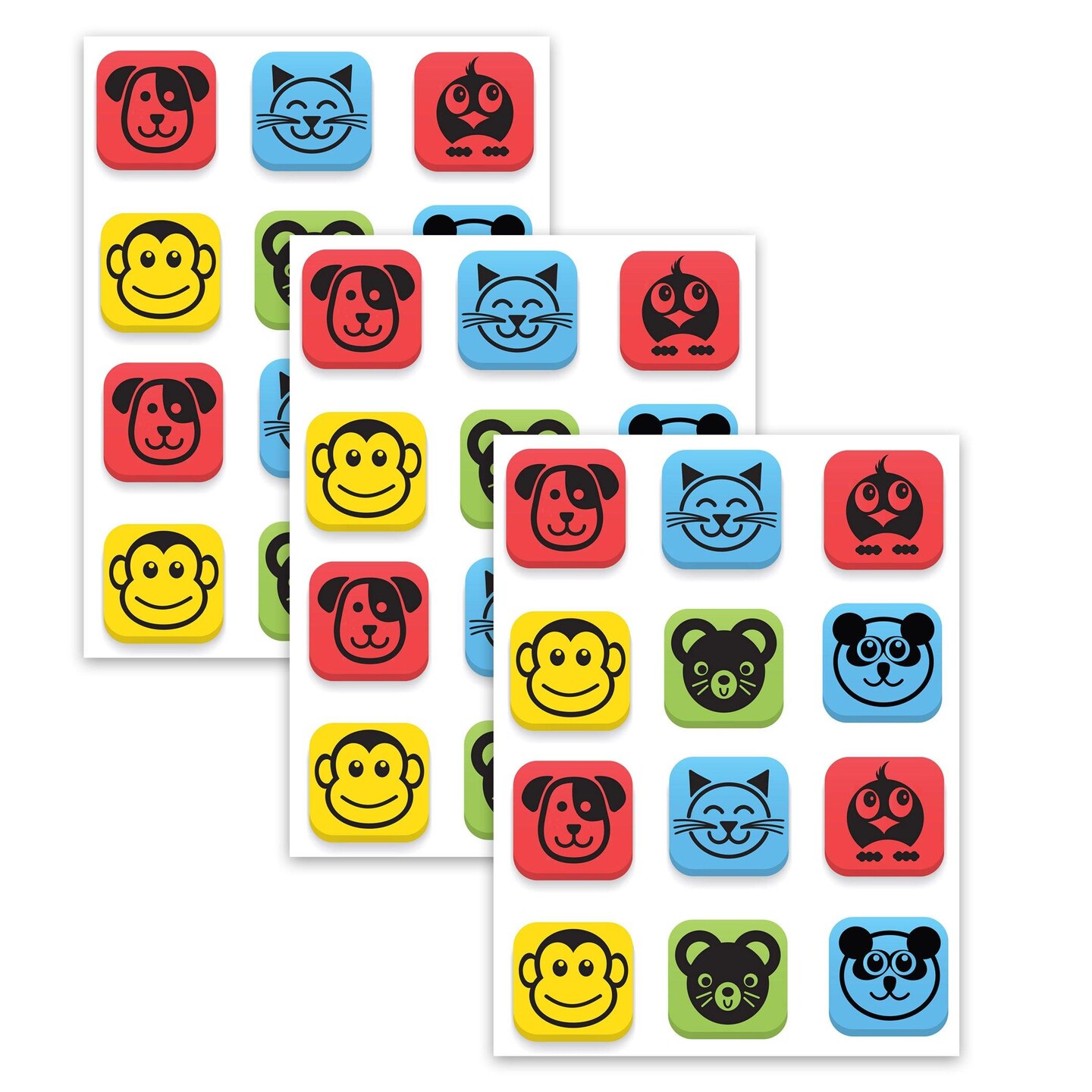 Magnetic Whiteboard Student Erasers, Animals, 12 Per Set, 3 Sets | Michaels