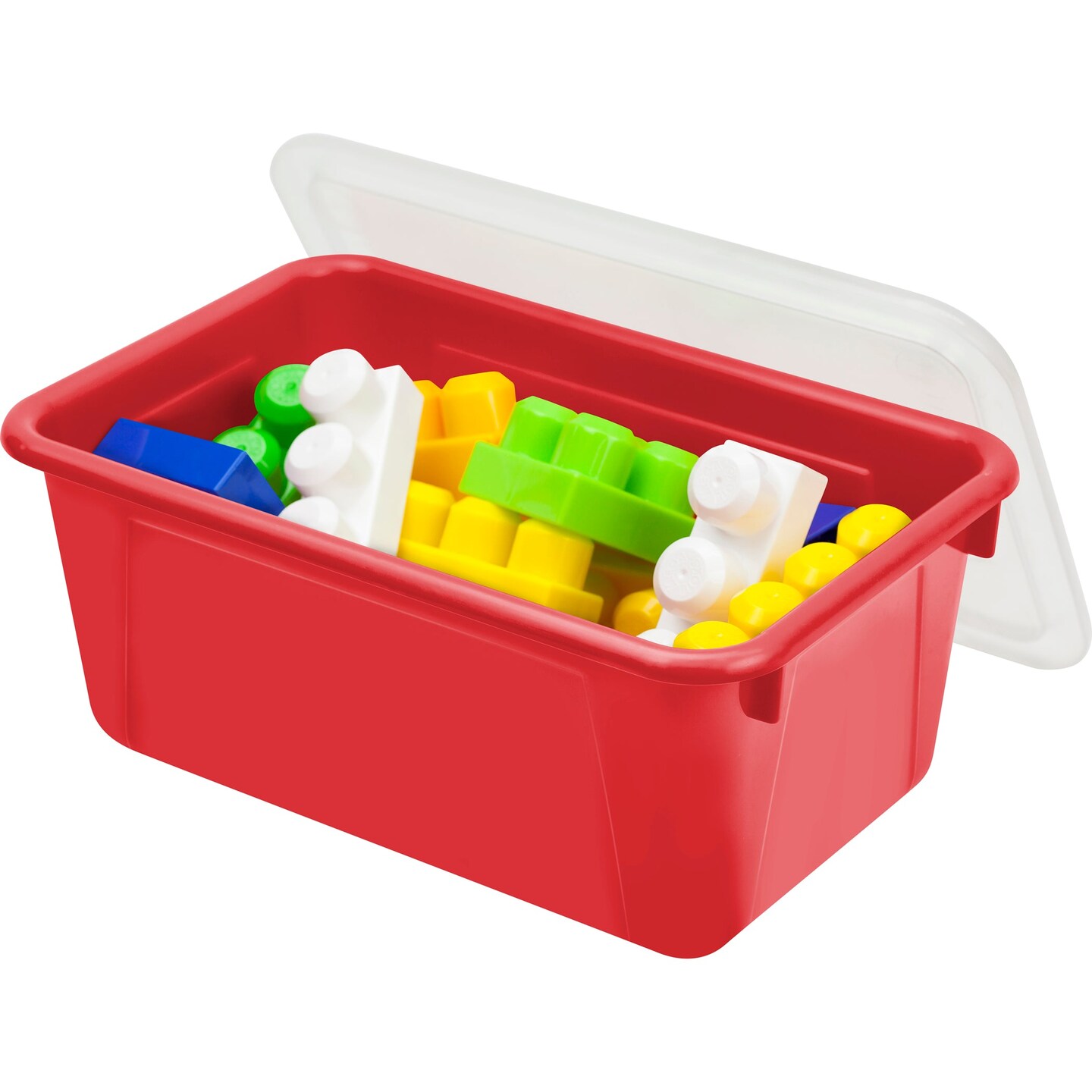 Small Cubby Bin with Cover, Classroom Red | Michaels