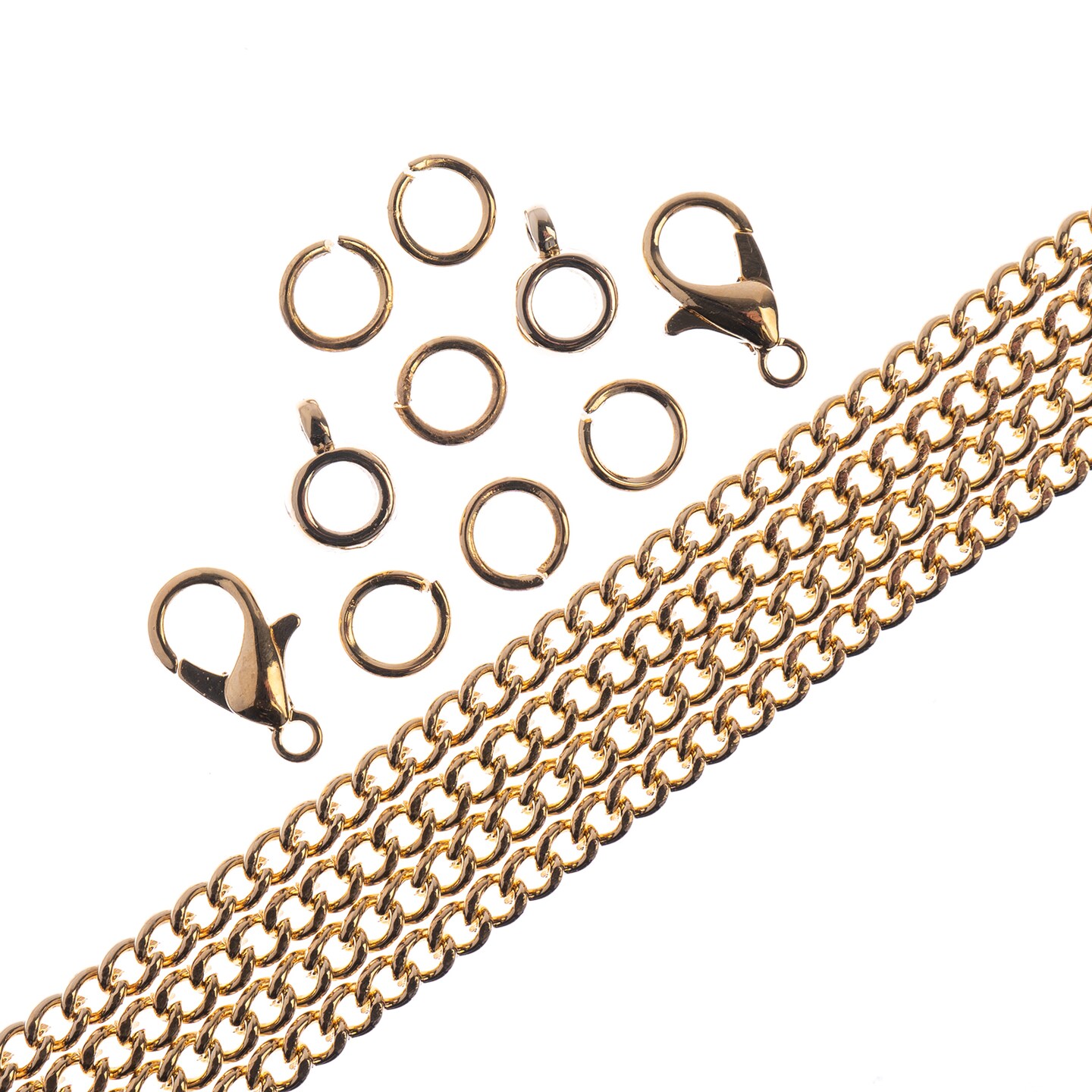 John Bead 3mm Curb Chain & Jewelry Findings Set | Michaels